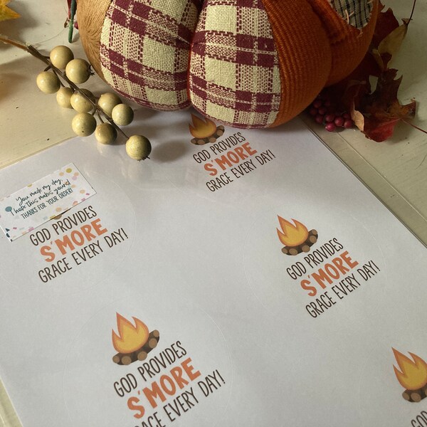 Camping S'mores Stickers, S'more Fun, Camping Theme, First Birthday ...