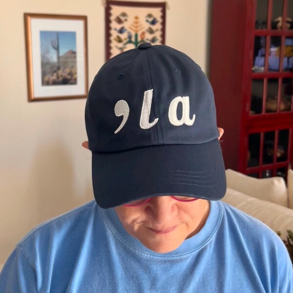 Comma La Hat (embroidered Dad Cap) - Etsy