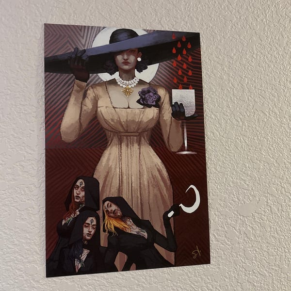 Leon Kennedy and Ada Wong "valentine's Day" Square Art Print - Etsy