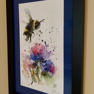 Lily Flower With Insect, Lily Flower Original Oil Painting, Flowers ...