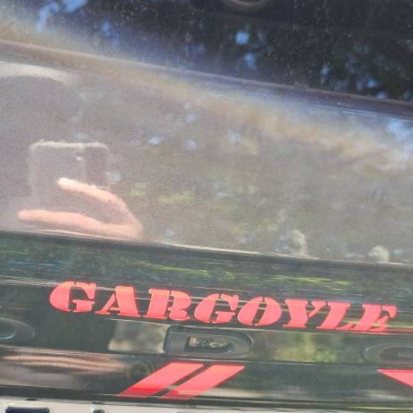 Dodge Durango Tail Light Racetrack Decal Center Overlay - Fits 3rd Gen ...