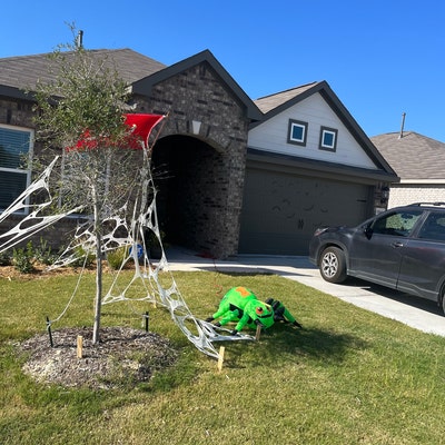 Halloween Decor Spider Web, Outdoor, Indoor, Reusable, Party, Door ...