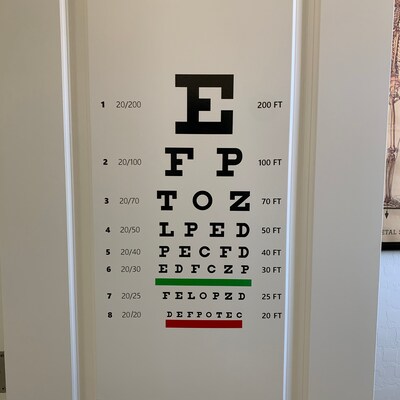 Eye Chart Svg, Vision Test Png, Eye Exam Clipart, Eye Chart Dxf, Vision ...