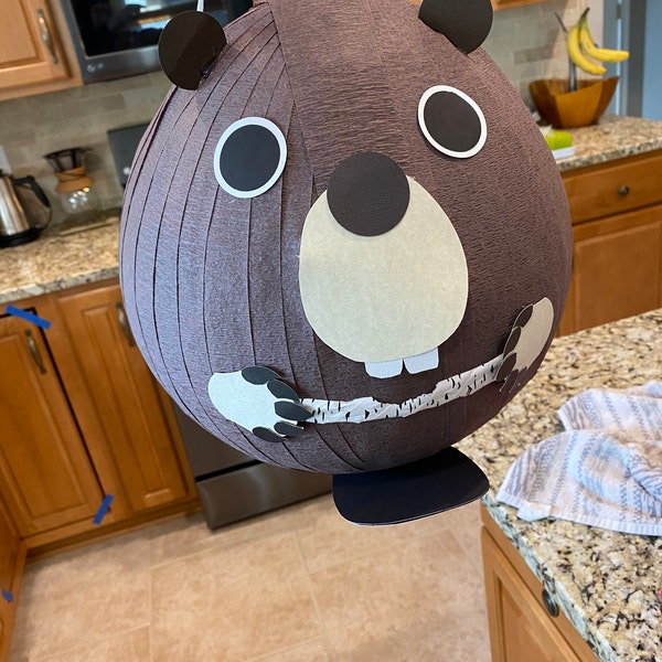 Beaver Pinata With Paper Birch - Etsy