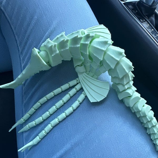Brickleback - the Sea Beast; Flexible Toy, - Etsy