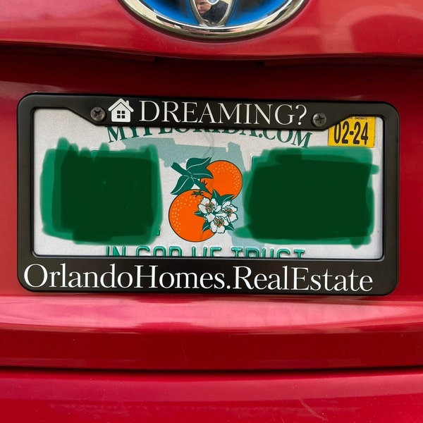 Need A Realtor Aluminum Car License Plate Frame for Real Estate ...