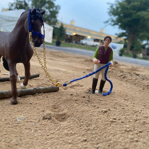 Model Horse Halter Set With Rope Noseband busy Bee Traditional 1:9 ...