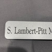 Custom Engraved Name Tag Badges Personalized Identification With Pin or ...