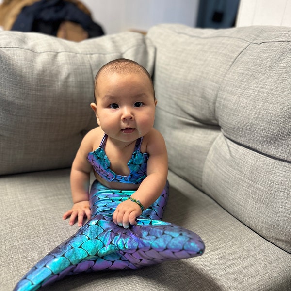 Infant/toddler Mermaid Tails for Playtime!! Great for Photoshoots ...