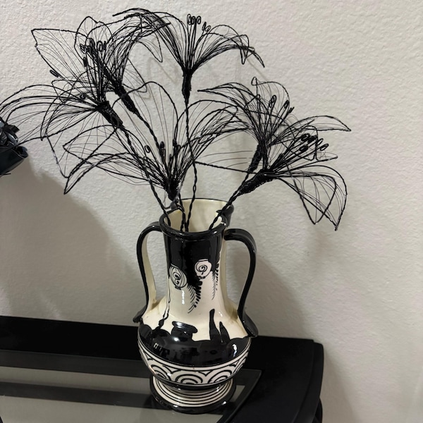 Lilies. Wire Bouquet. Wire Flowers. - Etsy