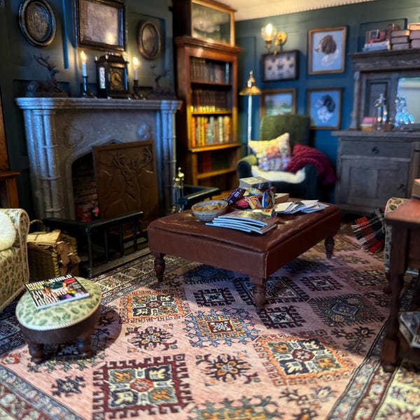 The Royal Dollhouse Rug - Sizes for All Scales Available - Custom Sizes ...