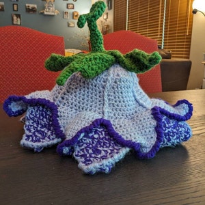 Crochet Flower Fairy Hat Pattern Fantasy Nymph Witch Cosplay Costume ...