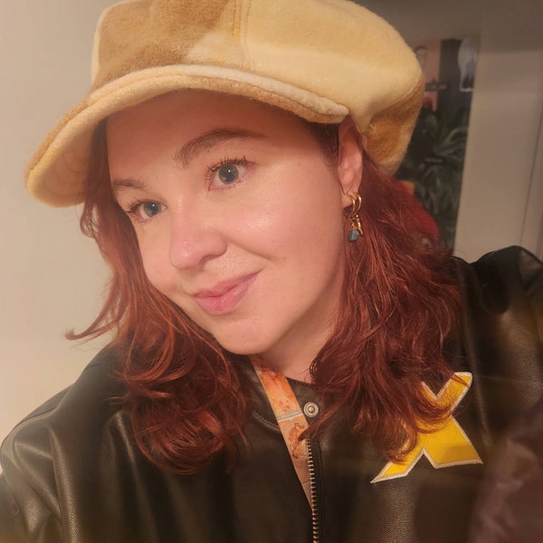 Unisex Newsboy Winter Cap Six Panel Mixed Colours, Felted Vintage ...