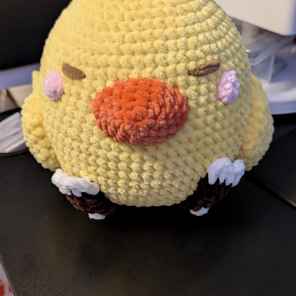 Fat Chocobo Chick Crochet Pattern (DIGITAL DOWNLOAD) - Etsy