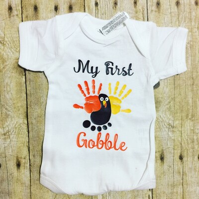 My First Gobble SVG, DXF, PNG Files for Cricut and Silhouette Cutting ...