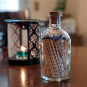 Grand Matchstick Bottle Colored Matches Strike on Bottle - Etsy