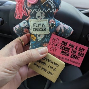 Stress Relieve Voodoo Doll Fridge Magnet Pin Cushion Dammitdoll ...