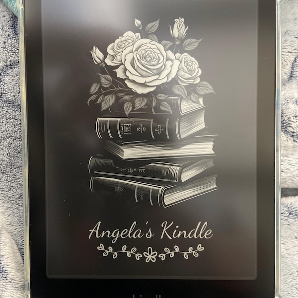 YOUR NAME Personalized Kindle Lock Screen, Wallpaper for Kindle ...