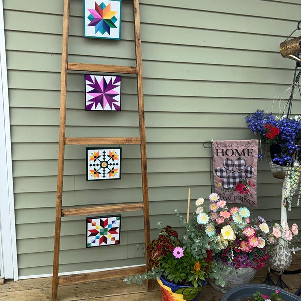 Barn Quilt Address Number Sign - Premium Quality, Choose Any of Our ...