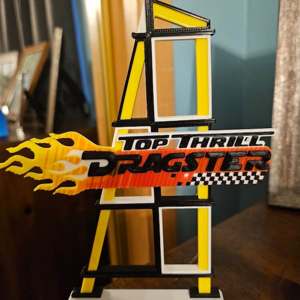 Fury 325 Roller Coaster Entrance Sign Inspired Fan Art Desk Model - Etsy