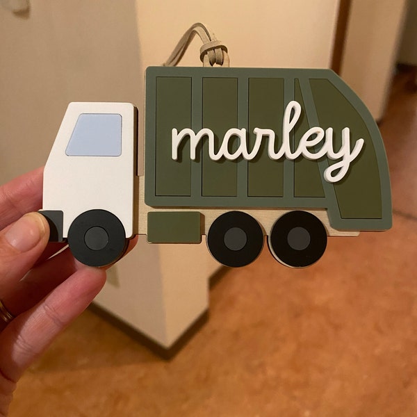 Trash Bash Cake Topper | Garbage Truck Cake Topper With Trash Can ...