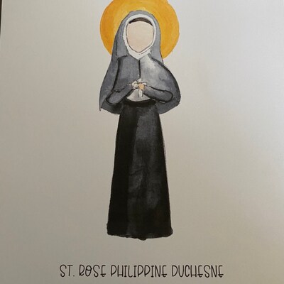 Custom Saint Print Saint Print Saint Card Catholic Gift - Etsy