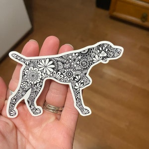 German Shorthaired Pointer GSP Pointer Sticker Dog Sticker GSP ...