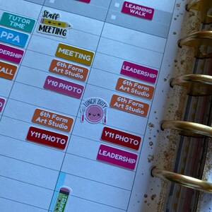 Annual Leave Words/functional/planner Stickers | Etsy