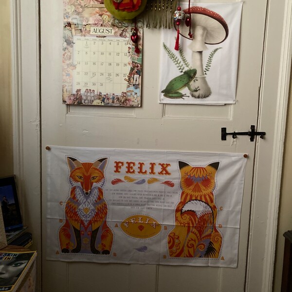 Meryl the Mermaid Tea Towel / Cut and Sew Kit - A Silkscreen Design by ...