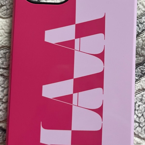 Personalized Initials Case for iPhone 16 15 14 13 12 11 Pro Max Plus ...
