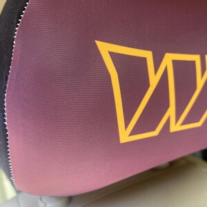 Washington Commanders Themed Custom Car Headrest Cover for a Fan - Etsy