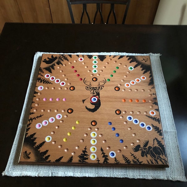 Heirloom Aggravation Board Game- Rose and Petals, Wahoo and Carbles ...