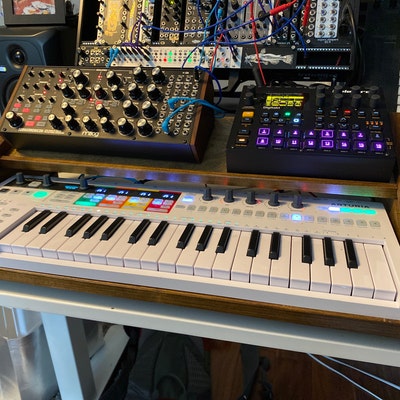 Arturia Keystep Desktop Synth Stand. Wooden Rack for Keystep 32 / 37 ...