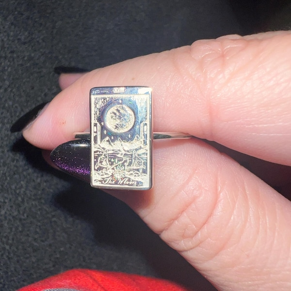 Tarot Card Ring , Gift for Her ,gift for Darling ,tarot Ring ,dainty ...