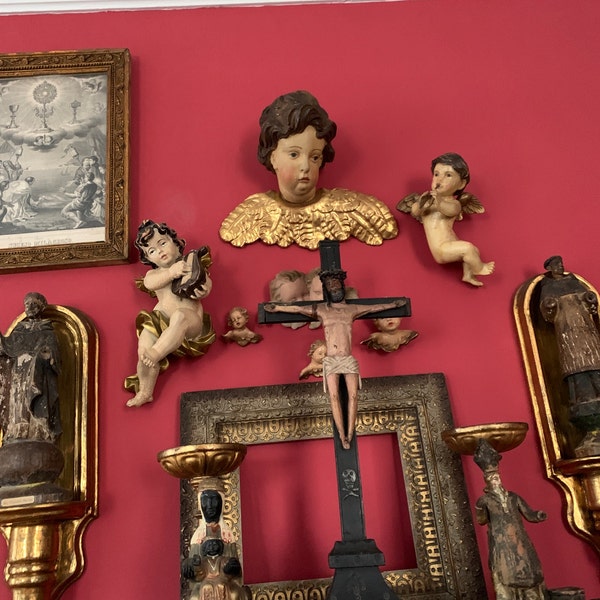 St James the Great Antique Wooden Statue Saint Jacob Greater Son of ...