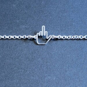 Gold Filled Peace Sign Connector Sterling Silver Permanent Jewelry Word ...