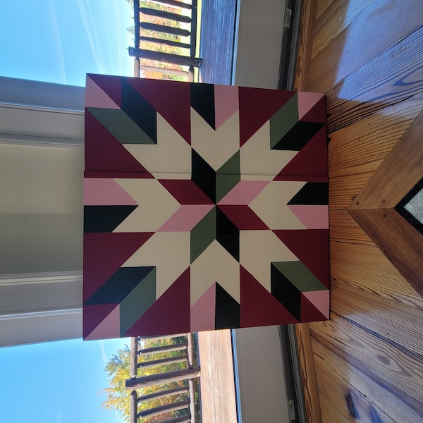 Fall Barn Quilt Pattern, Barn Quilt Pattern, Barn Quilt Instructions ...
