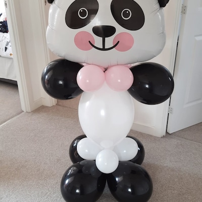 Giant Panda Balloon Sculpture DIY 4.1ft/1.2m Panda Balloon Display DIY ...