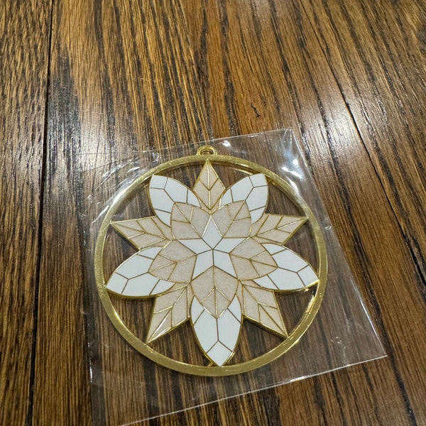 White Metal Enamel Capiz Parol Philippine Christmas Lantern Filipino ...