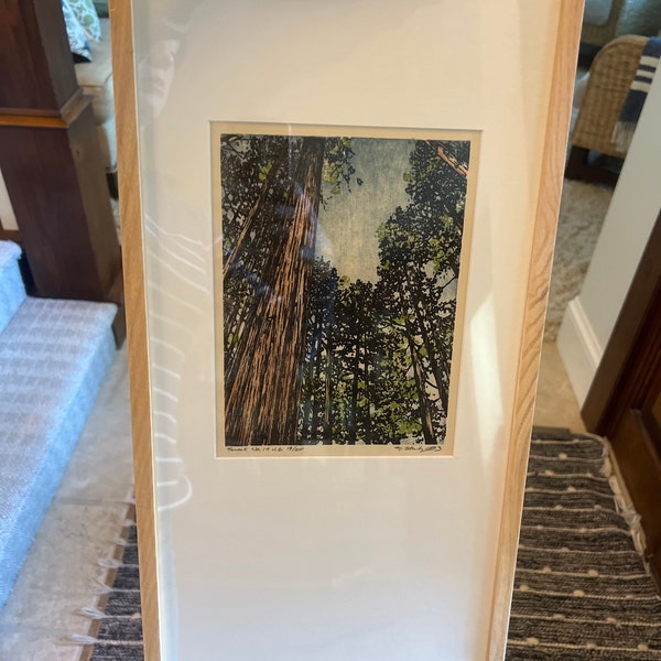 Tree No. 14 Woodblock Print Artist Proof - Etsy