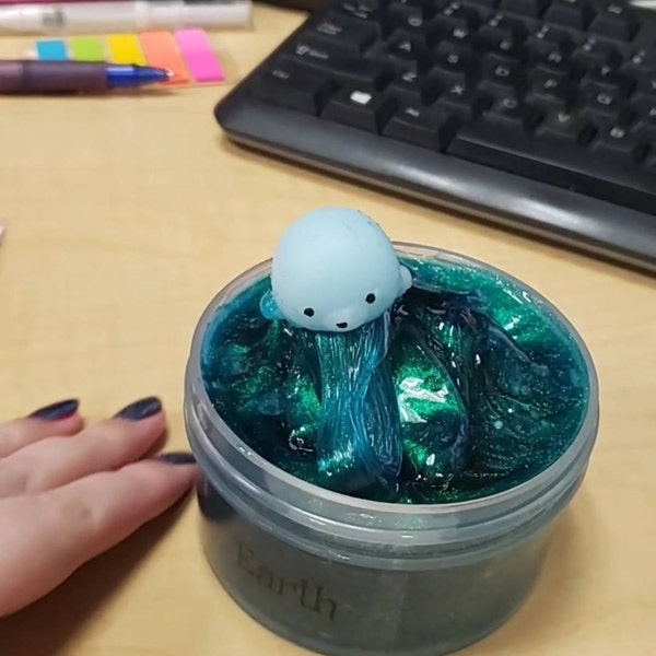 EARTH Colorshift Chameleon Blue Green Pigment Slime - Etsy