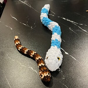 Crochet PATTERN Snake Keychain No Sew Amigurumi Tutorial PDF - Etsy