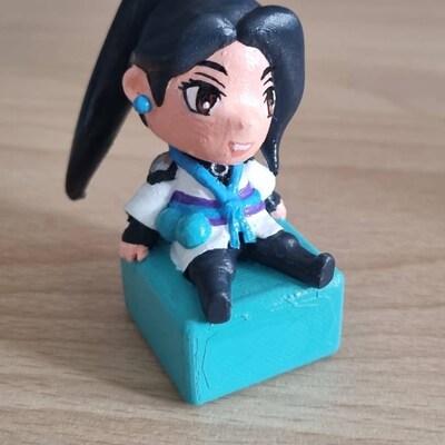 Reyna Soul Capsule Gun Buddy Keyring, Valorant Gun Buddies, 3D Printed ...