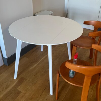 Orion 37 Inch Round Dining Table / True Scandinavian Contemporary From ...