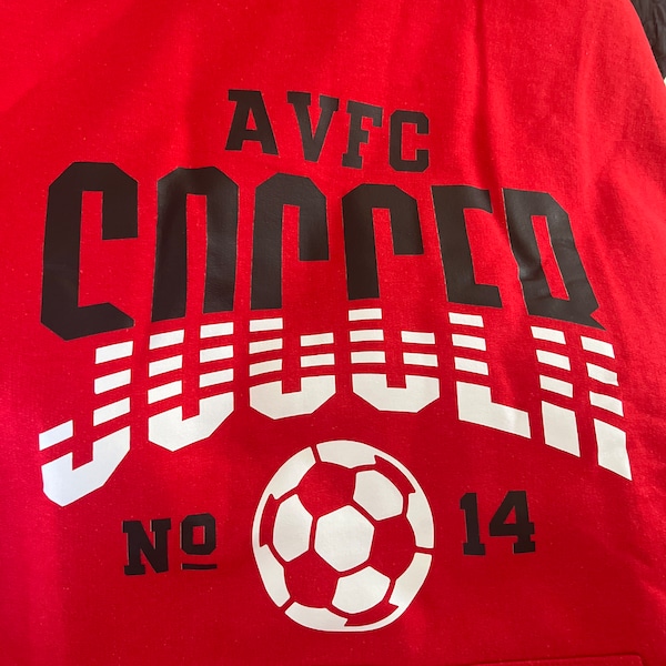 Custom Soccer Hoodie, Personalized Soccer Sweat, Soccer Team Name ...