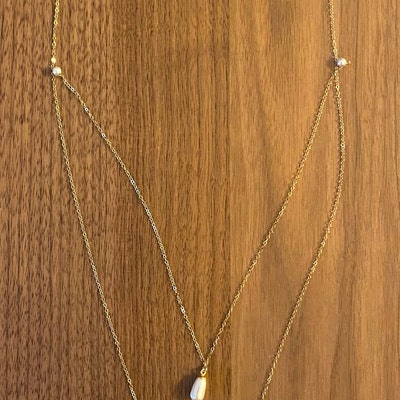 Bridal Back Jewelry Necklace With Pretty Pearly Drops mia - Etsy