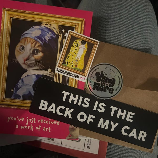 This is the Back of My Car Bumper Sticker or Magnet, 7x2 Inch Weather ...