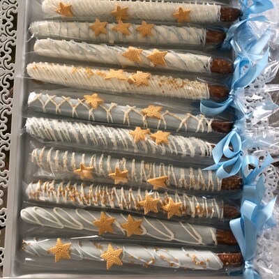 Twinkle Twinkle Little Stars Double Stuffed Oreo Cookies/pretzel Rods ...