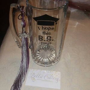 Graduation Gift college graduation gift I hope this BS pays | Etsy