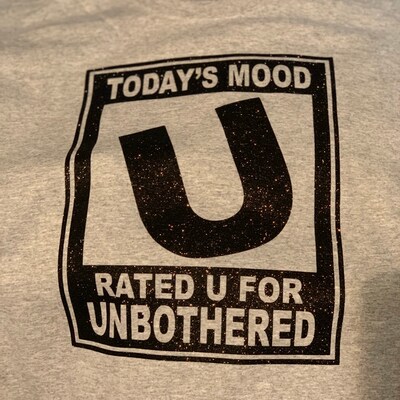 Unbothered Svg, Rated U for Unbothered Svg, Pdf Dxf Png Eps Files - Etsy